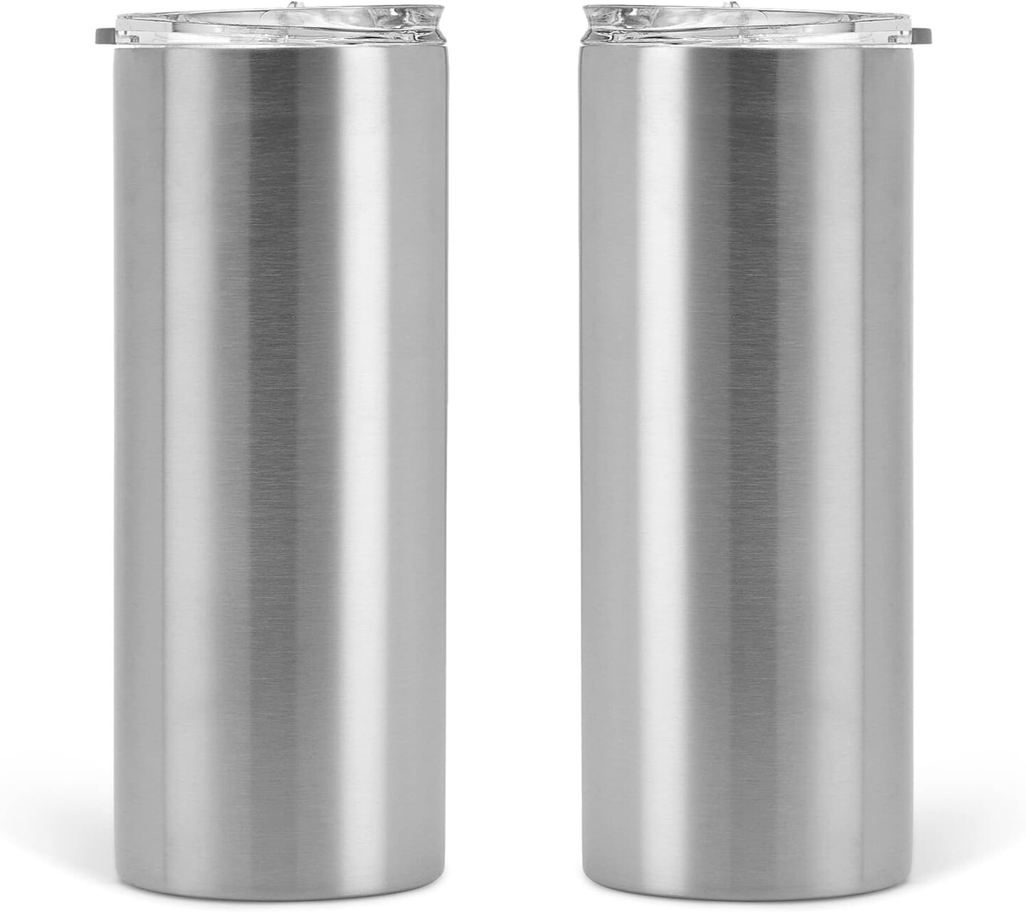 makerflo 20 oz Skinny Tumbler, Stainless Steel Slim Insulated Travel ...