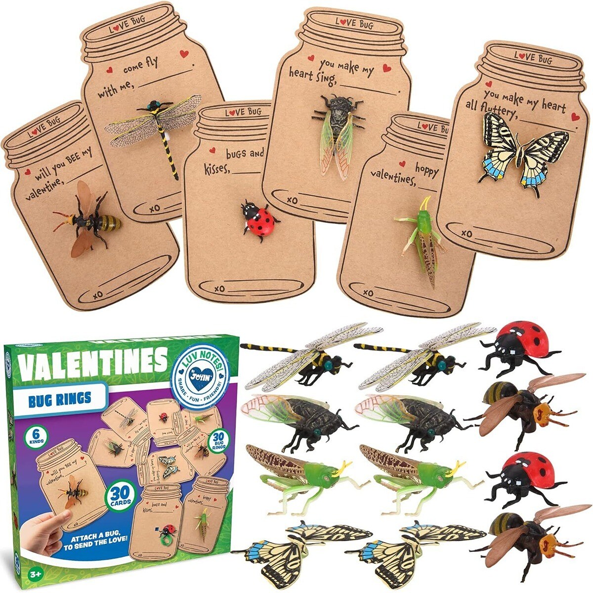Realistic Bug Toy Valentine's Day Gift Cards for Valentine | Michaels