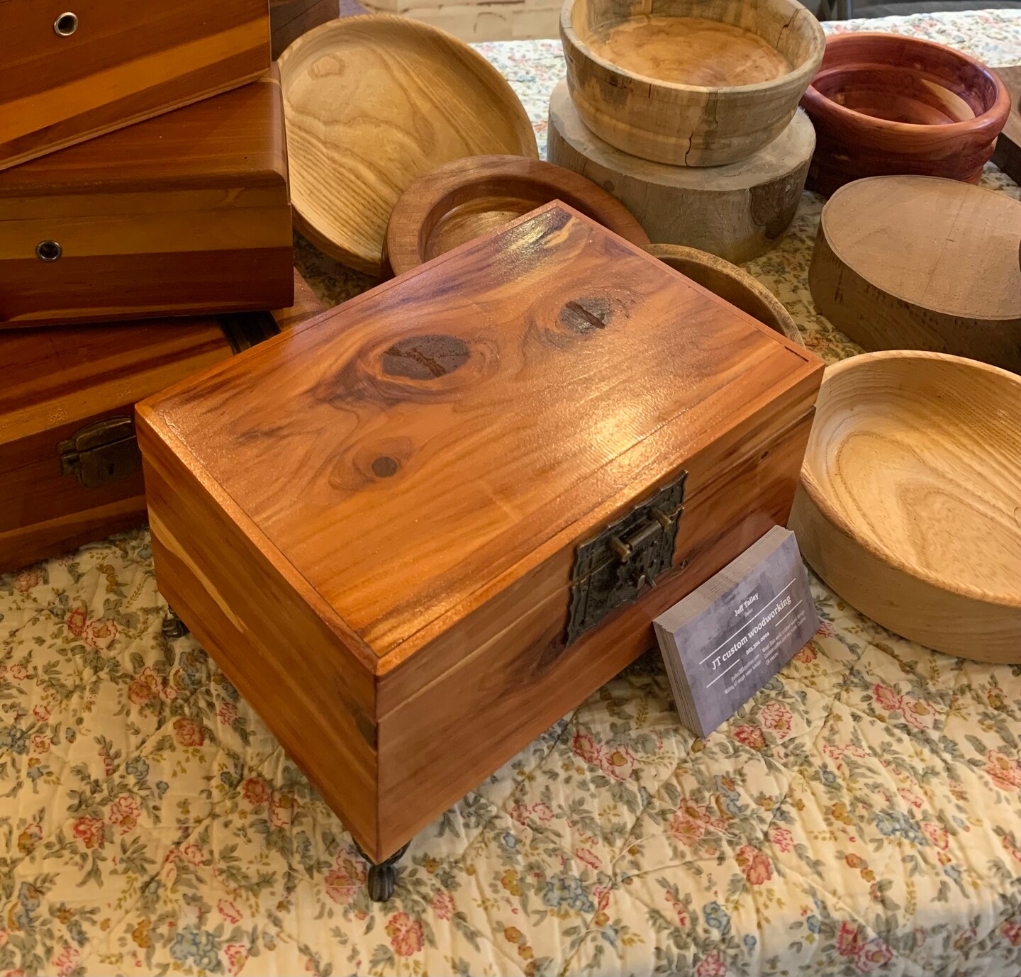 Custom made cedar boxes. These heirloom quality boxes can be used for ...