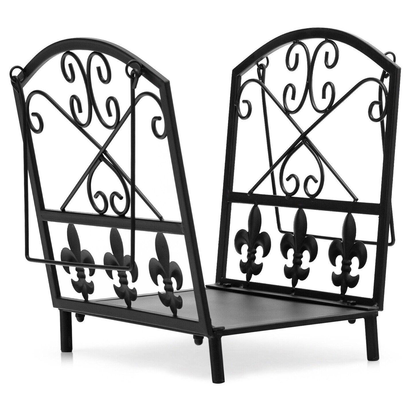 Decorative Firewood Rack with Handles and Raised Legs | Michaels