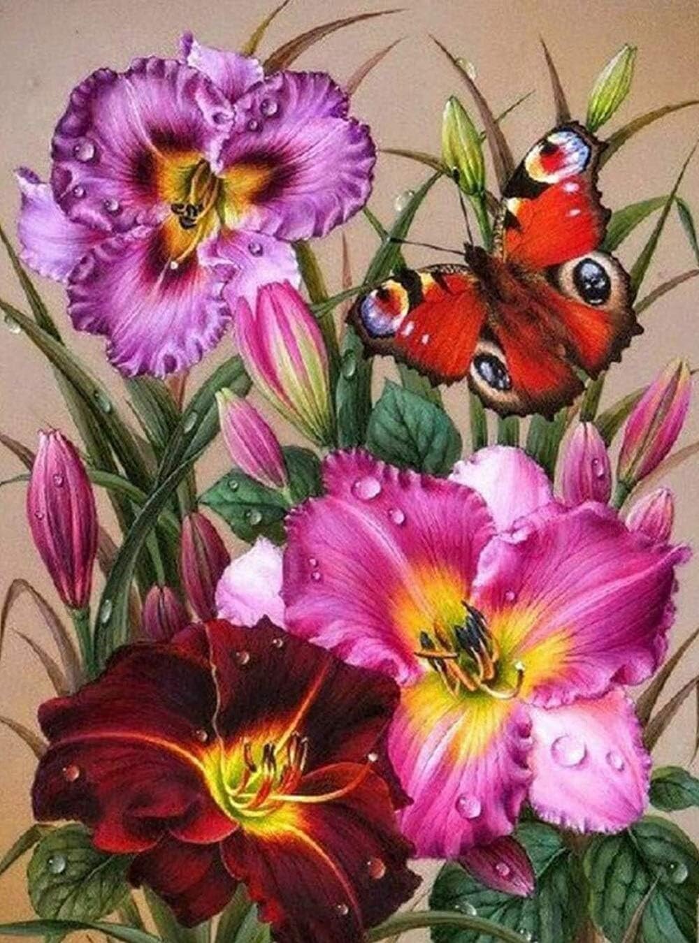 Full Drill Flowers Design Kits | Michaels