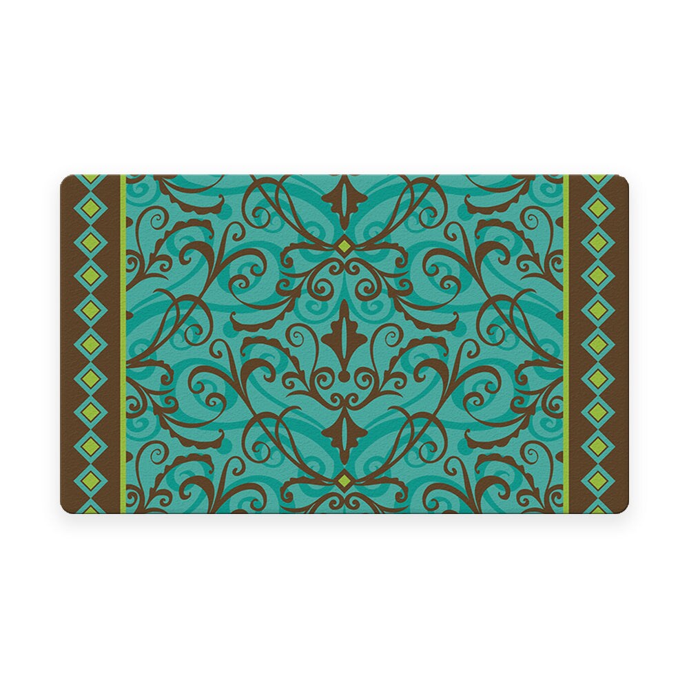 Damask Door Mat (18 x 30") | Michaels