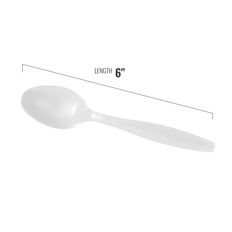 White Plastic Disposable Spoons (1000 Spoons) | Michaels