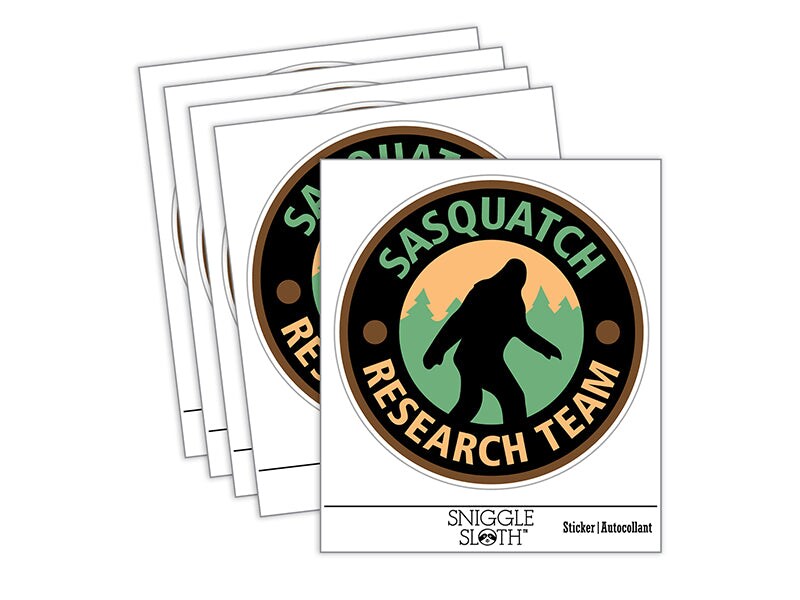 Sasquatch Research Team Bigfoot Cryptid Waterproof Vinyl Phone Tablet ...