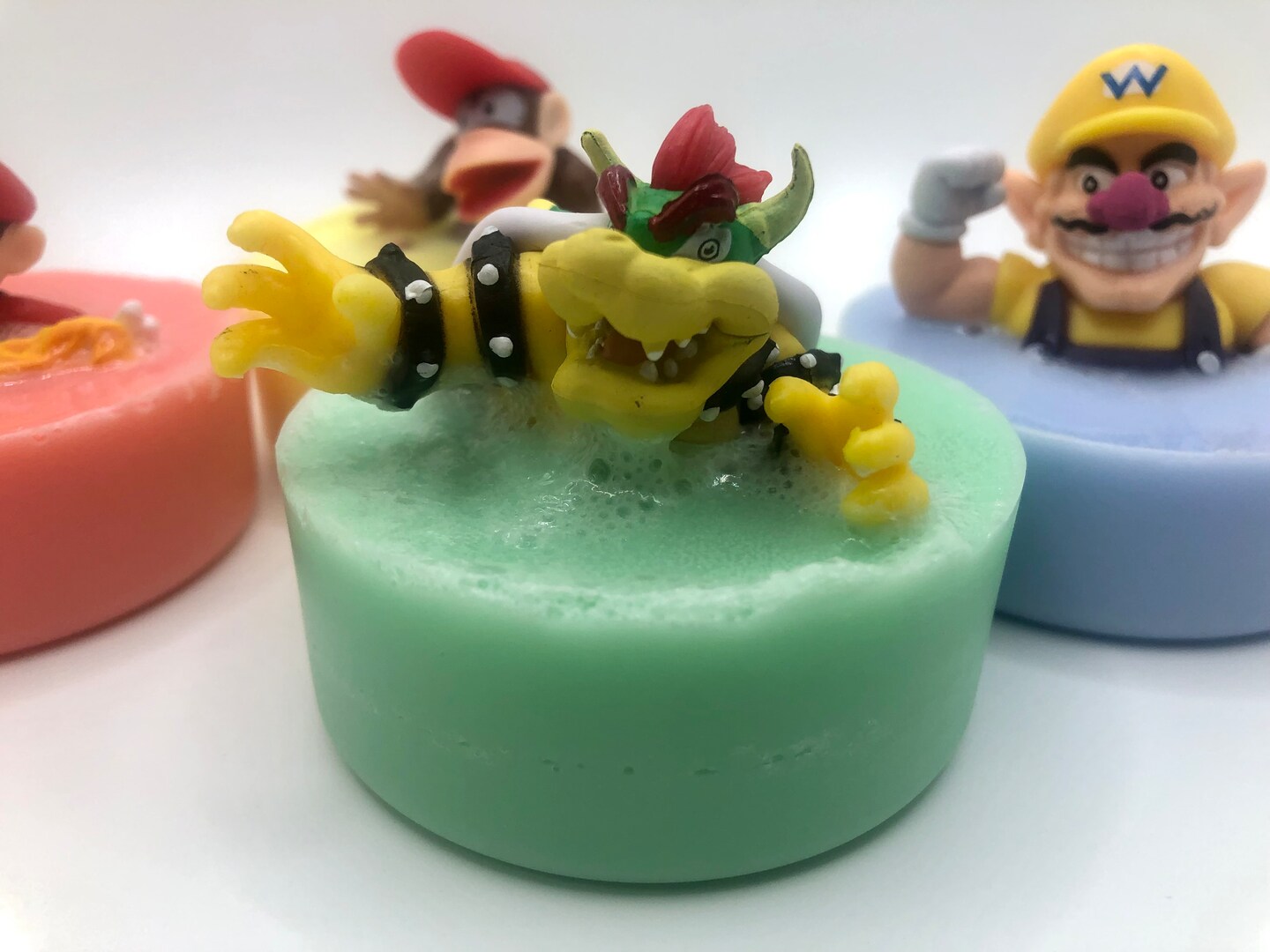 Mario Inspired Kids Triple Butter Soap with Luigi, Princess, Bowser ...