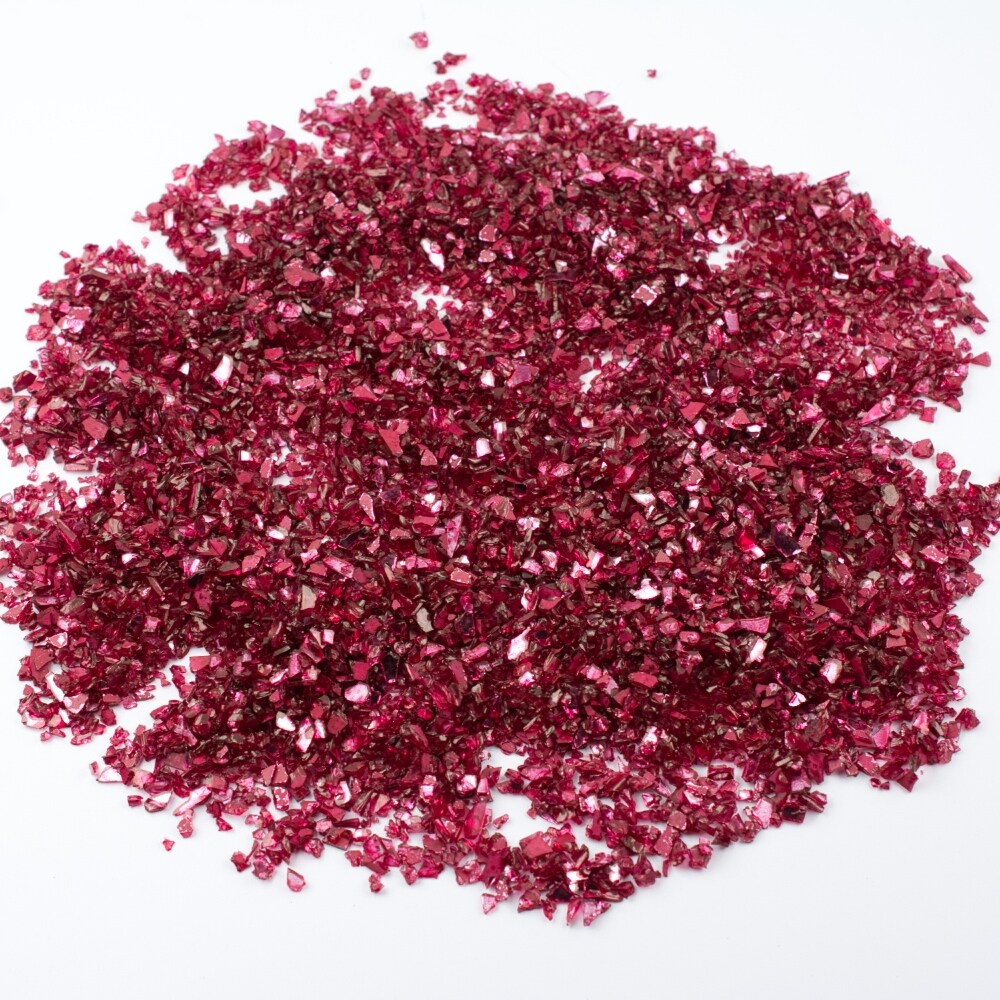 Ruby Red Reflective Crushed Glass | Michaels