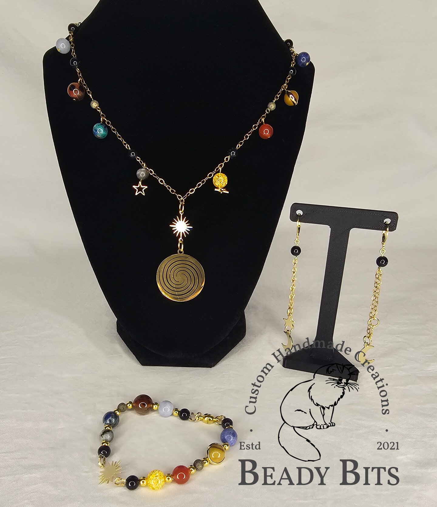 Galaxy of Gems Solar System Jewelry Set | MakerPlace by Michaels