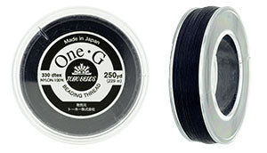 One G Thread, Navy, 250 yds | Michaels