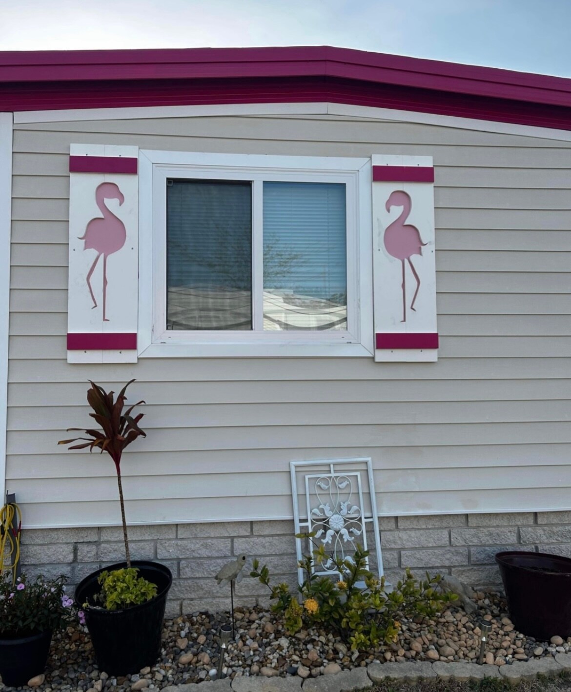 Solid wood decorative window shutters with cutouts | MakerPlace by Michaels