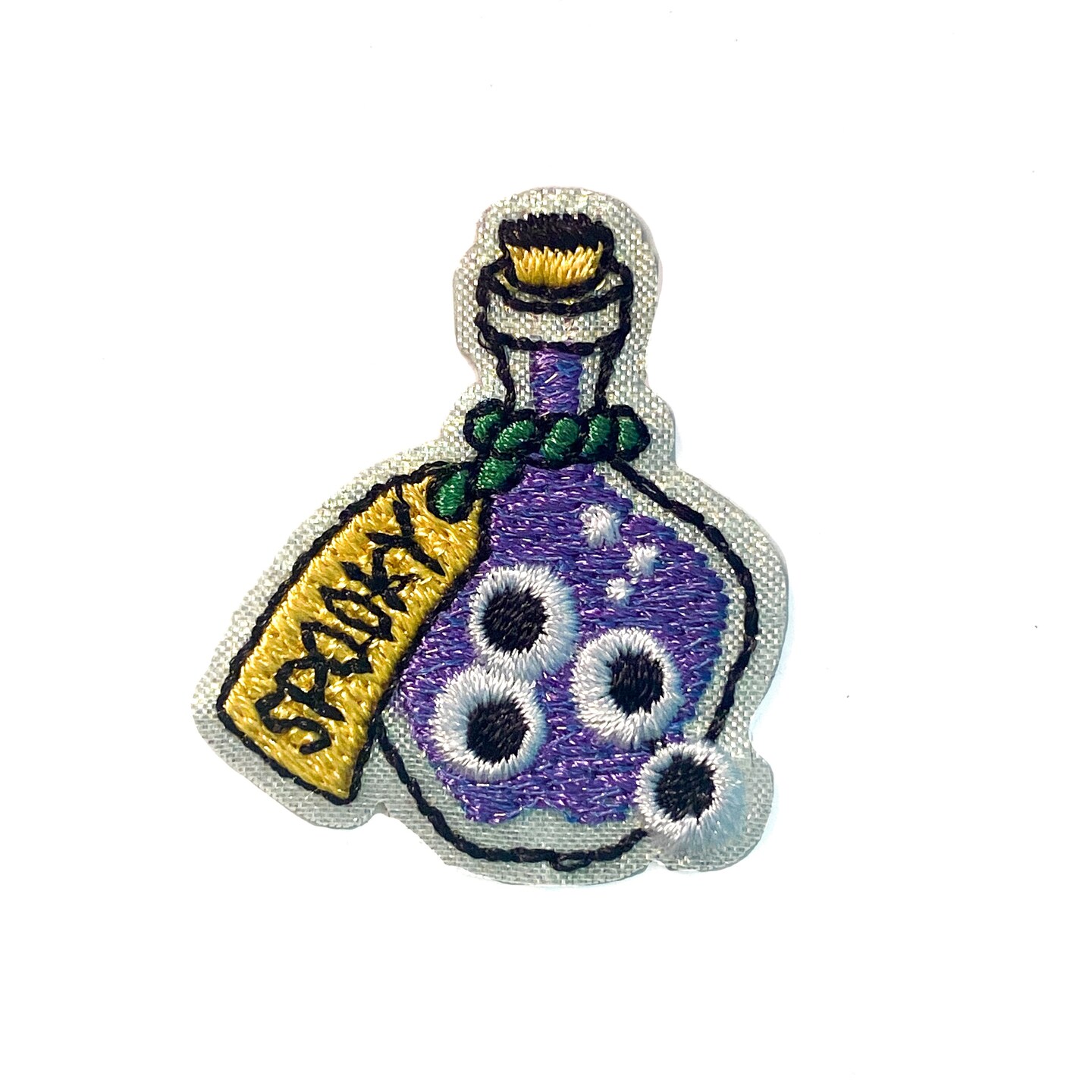 Halloween Potion Bottle, Poison, Spooky, Embroidered, Iron on Patch ...