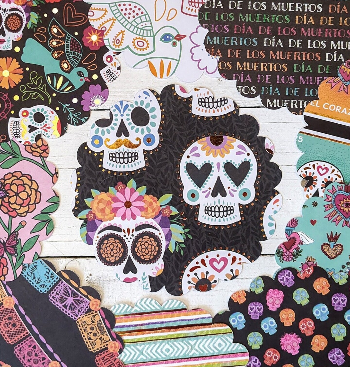 Day of the Dead Coasters, Dia de los Muertos Party Supplies, Set of 10 ...