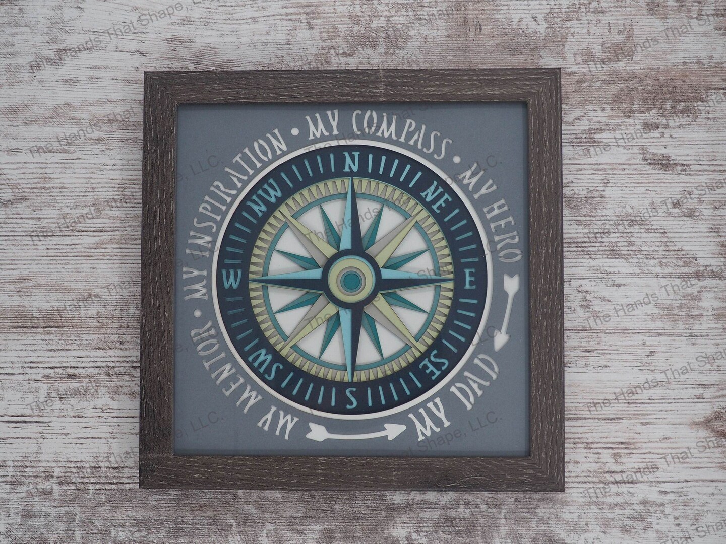 Compass Layered Paper Art Shadow Box | MakerPlace by Michaels