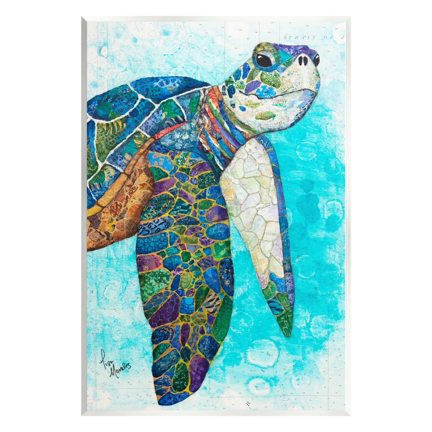 Stupell Industries Bold Aquatic Sea Turtle Wall Plaque Art | Michaels