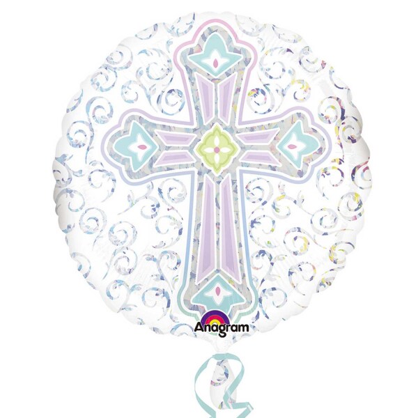 18-Inch Cross Round Radiant Balloon | Michaels