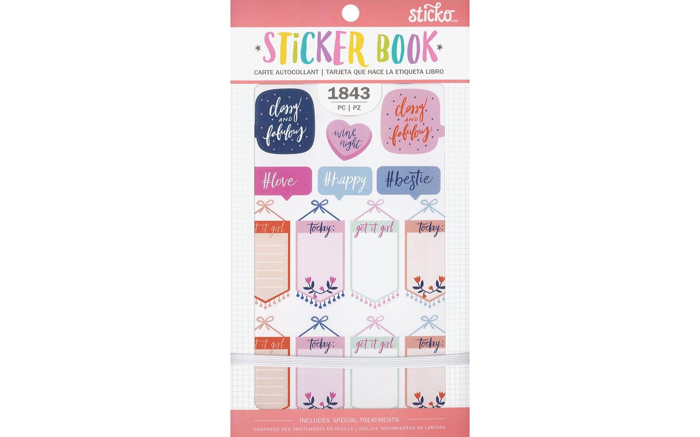 EK Sticko Sticker Book Feminine Floral | Michaels