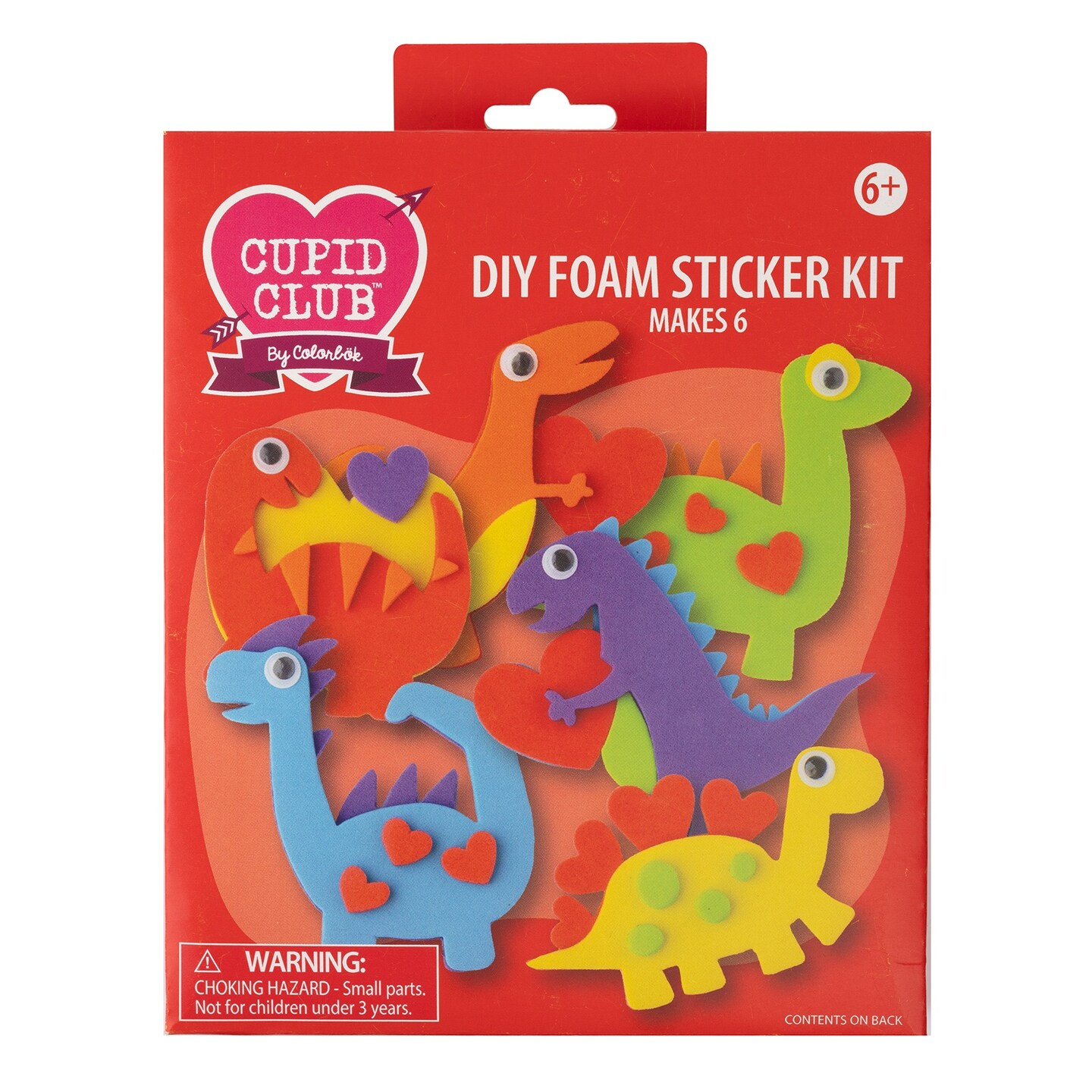 Colorbok Cupid Club Foam Stickers-Dino | Michaels
