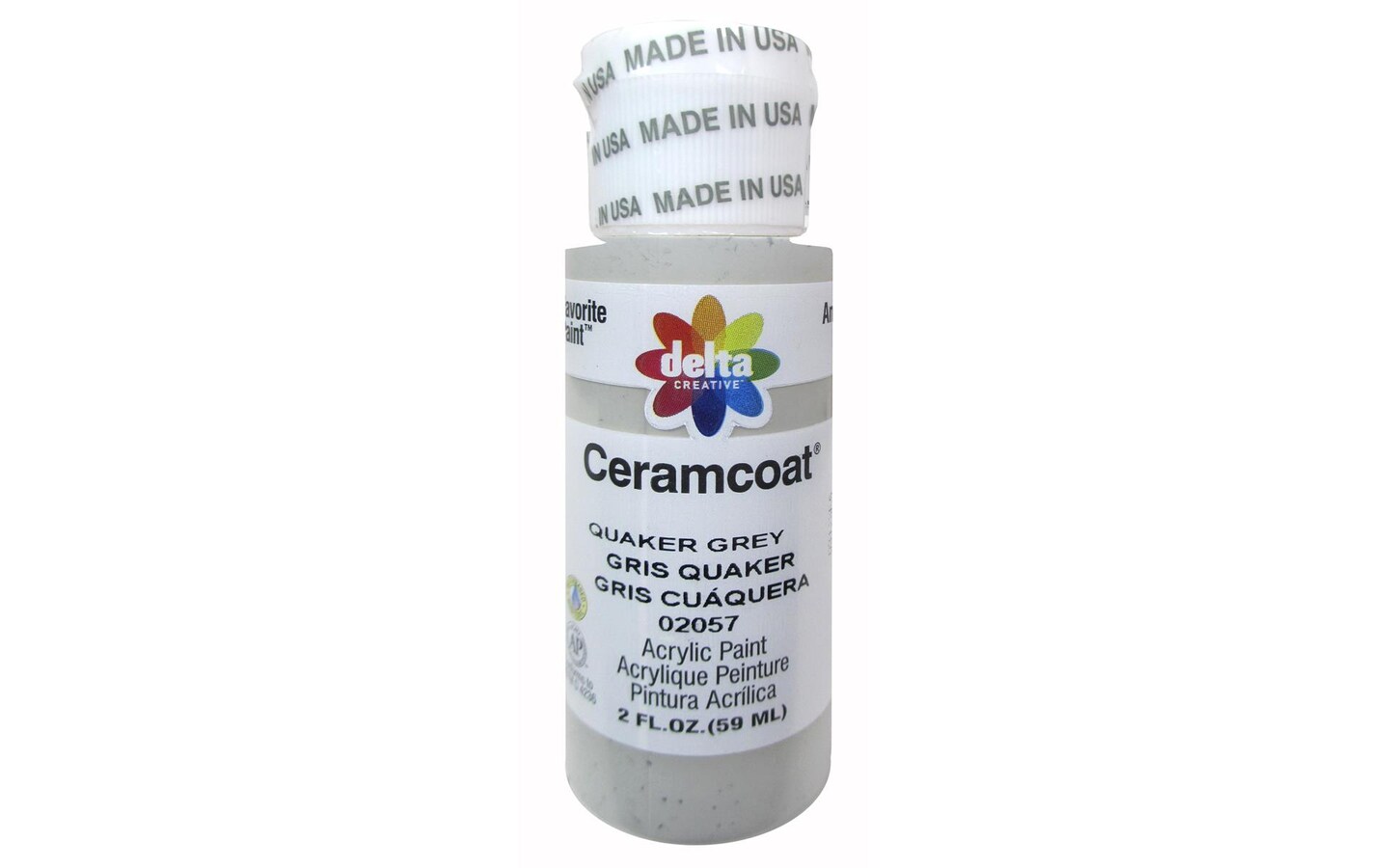 Delta Ceramcoat Acrylic 2oz Quaker Grey | Michaels