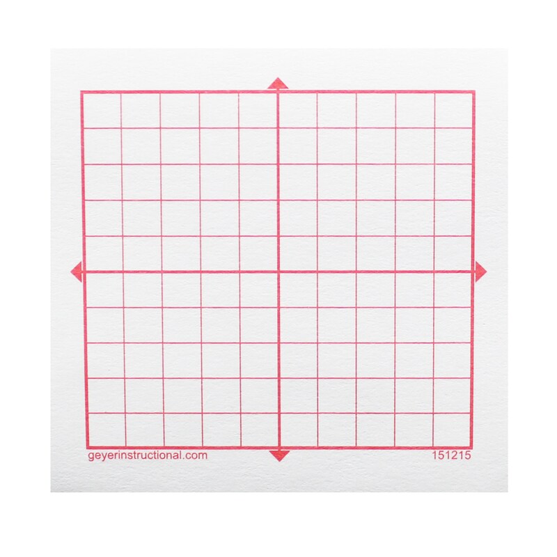 Graphing 3M Post-it® Notes, XY Axis, 10 x 10 Square Grid, 4 Pads | Michaels