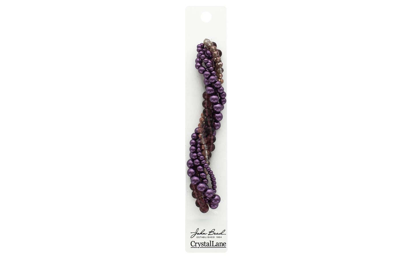 John Bead Crys Ln Twisted Bead Verbena | Michaels
