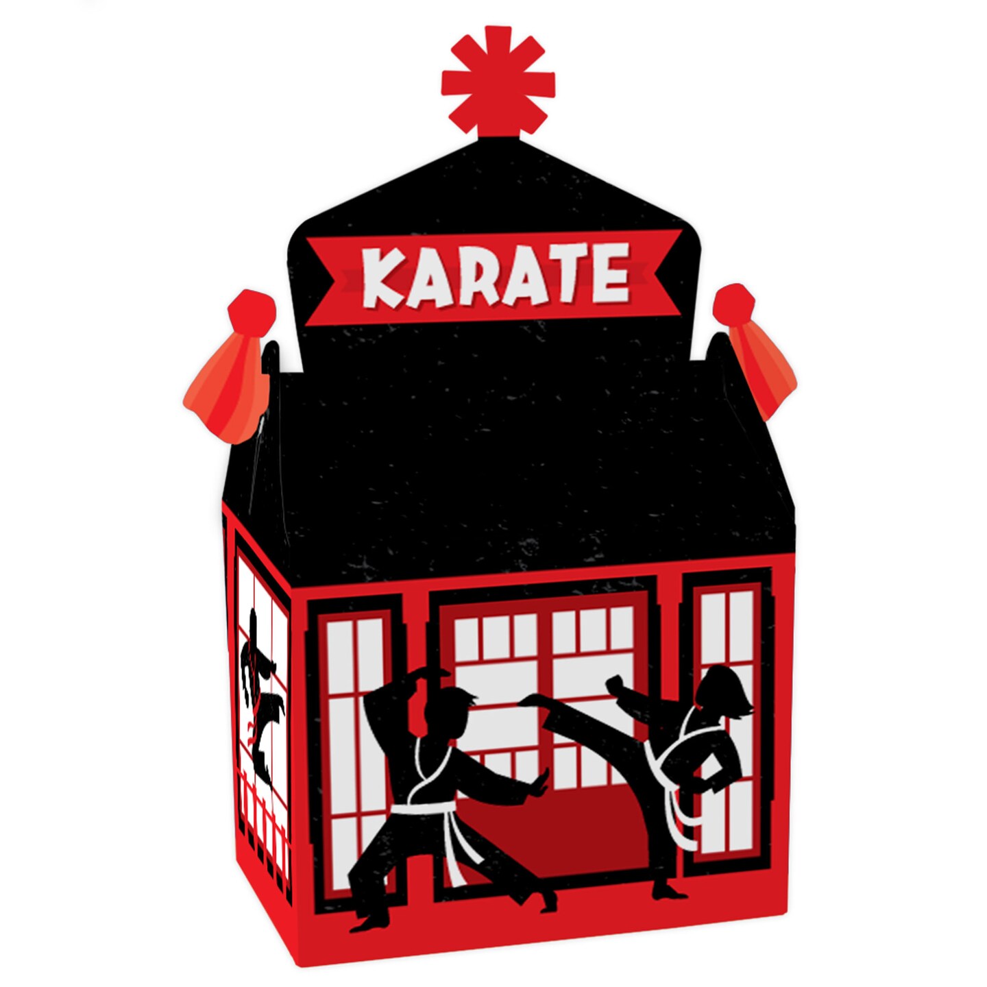 Big Dot of Happiness Karate Master - Treat Box Party Favors - Martial ...