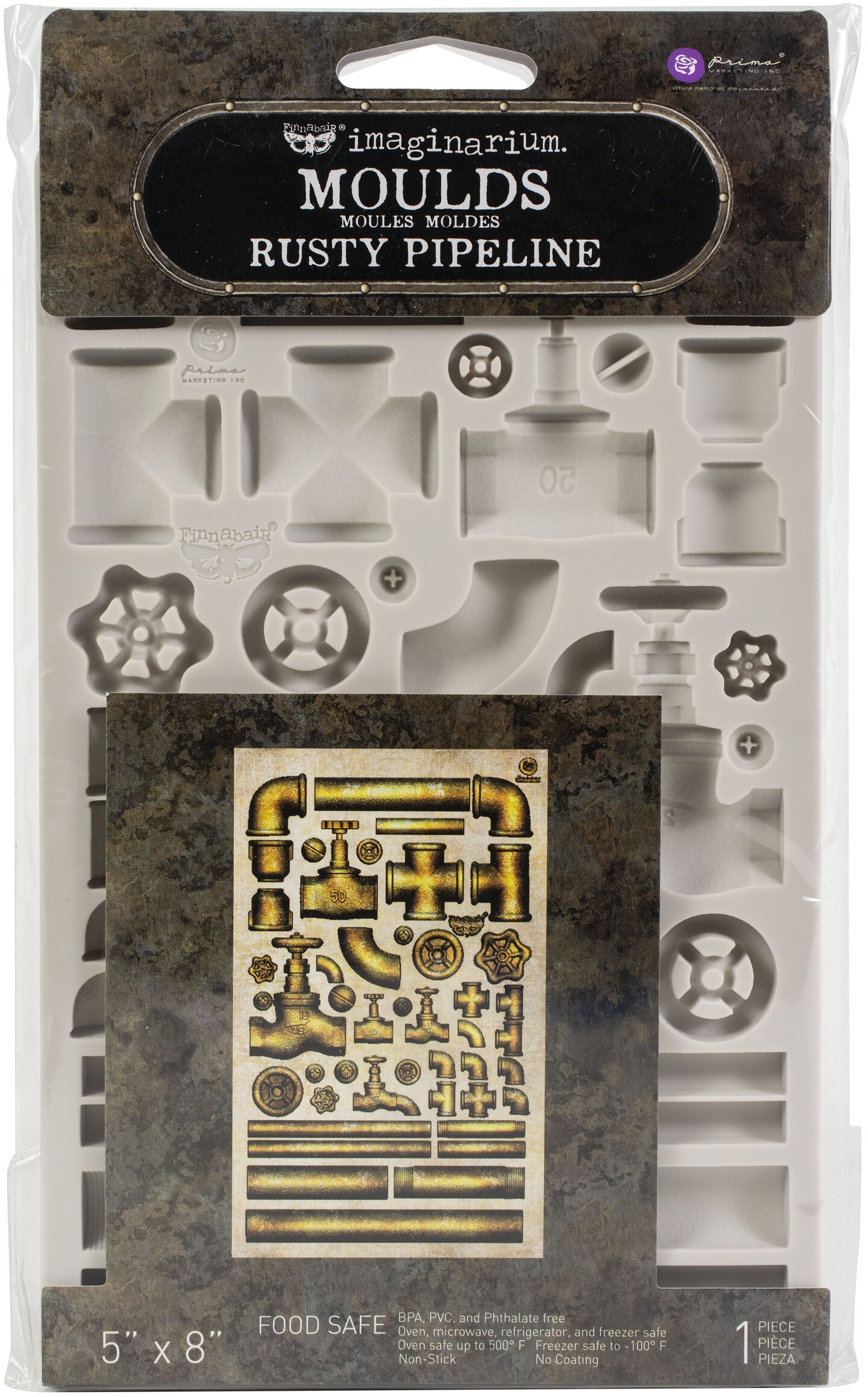 Finnabair Decor Moulds 5"X8"-Rusty Pipeline | Michaels