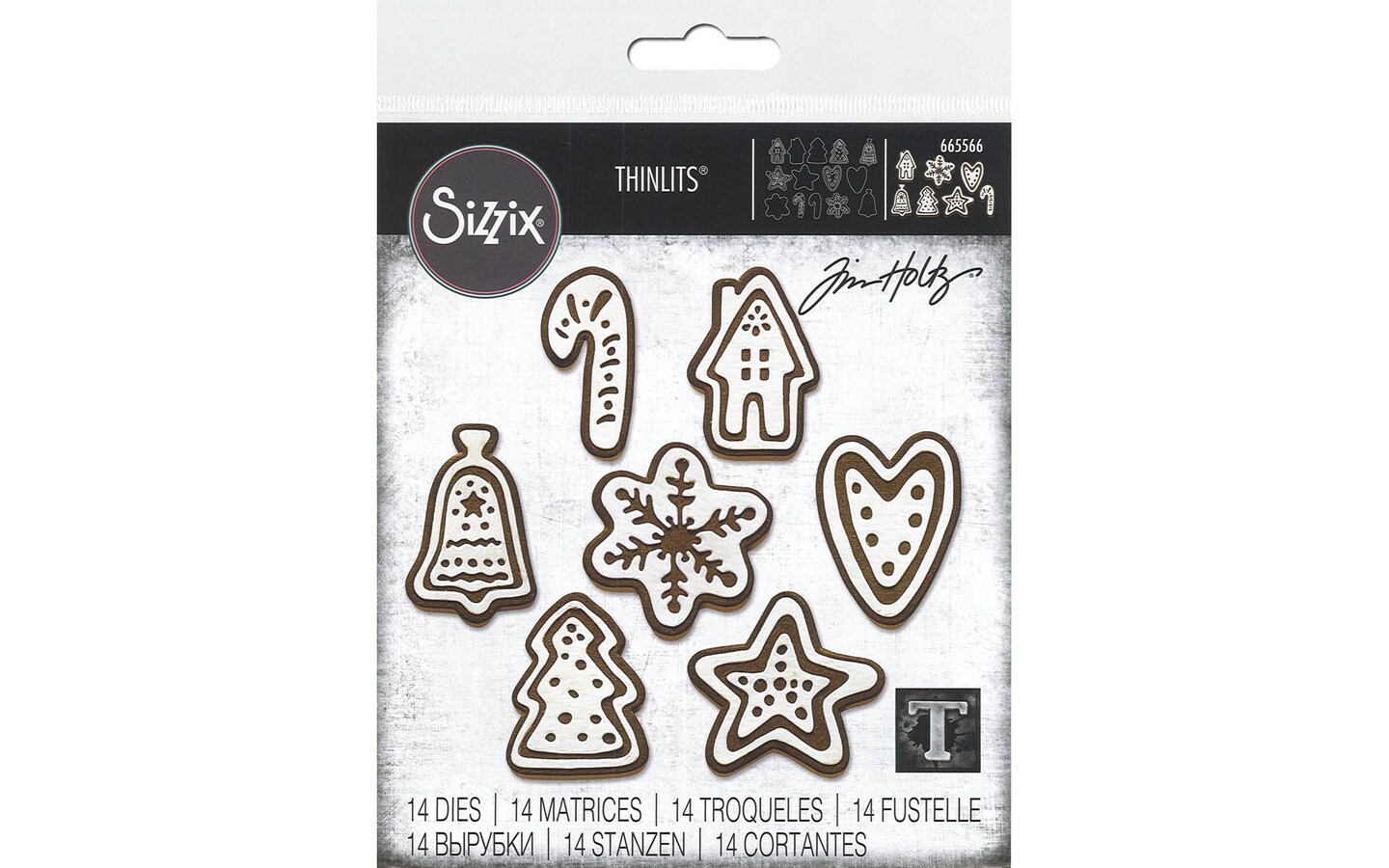 Sizzix THoltz Thinlits Die Christmas Cookies | Michaels