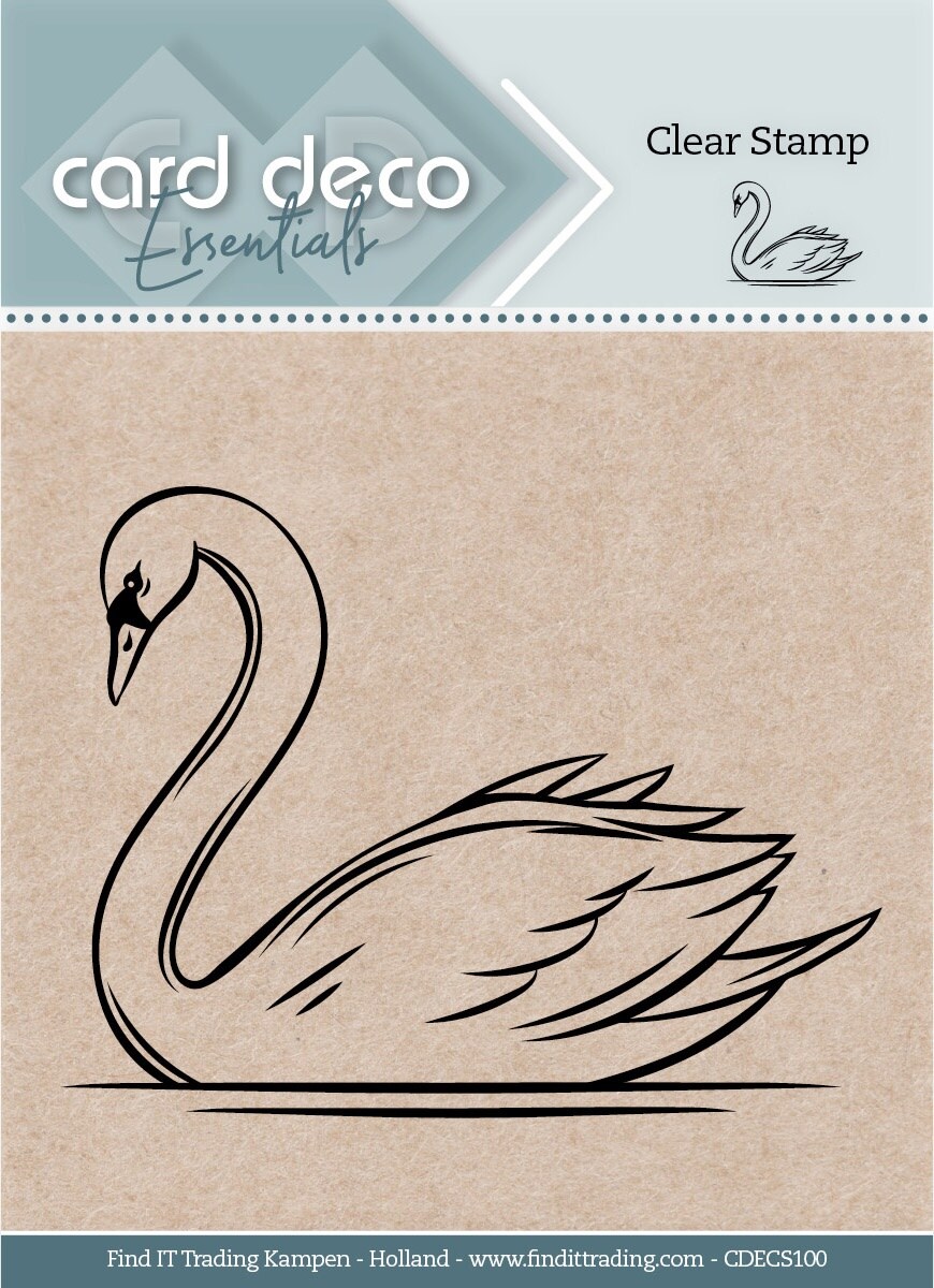 Find It Trading Card Deco Essentials Clear Stamp-Swan | Michaels