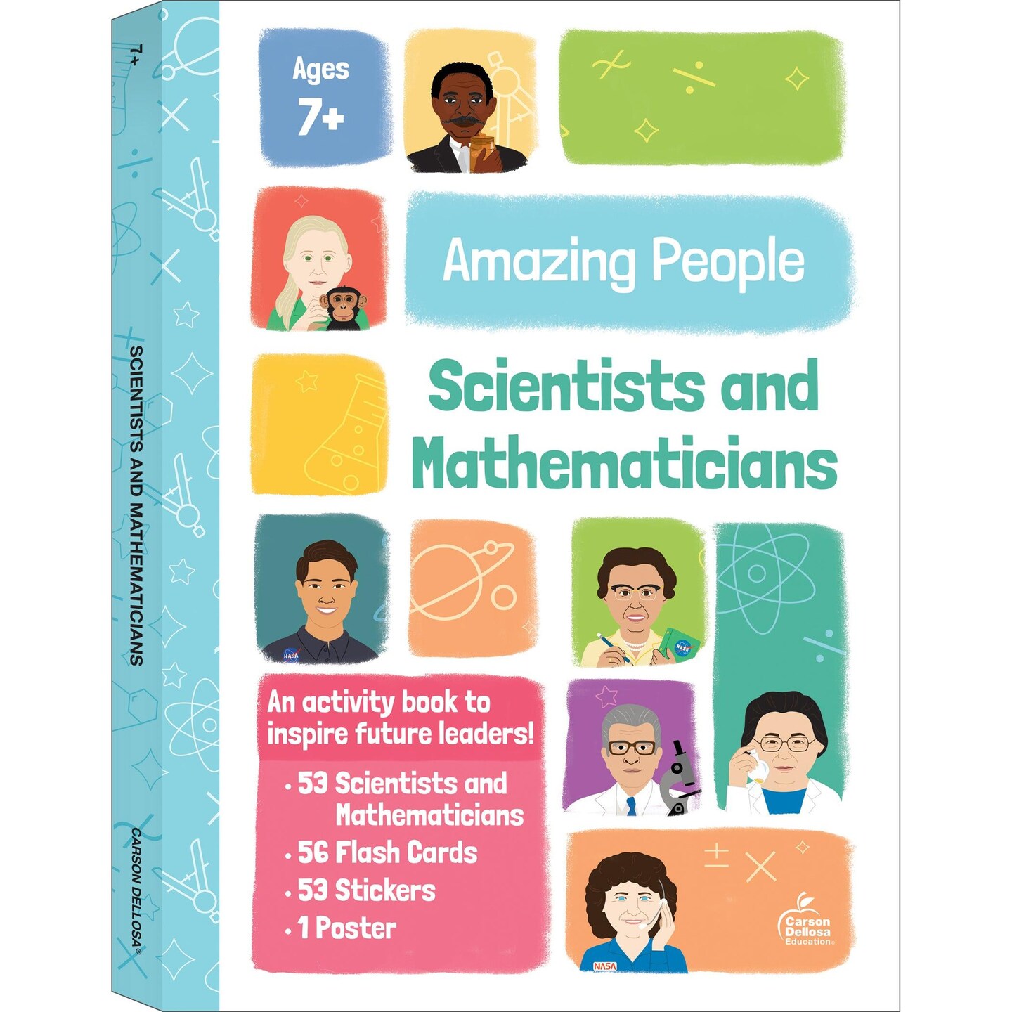 Amazing People: Scientists and Mathematicians Activity Book | Michaels