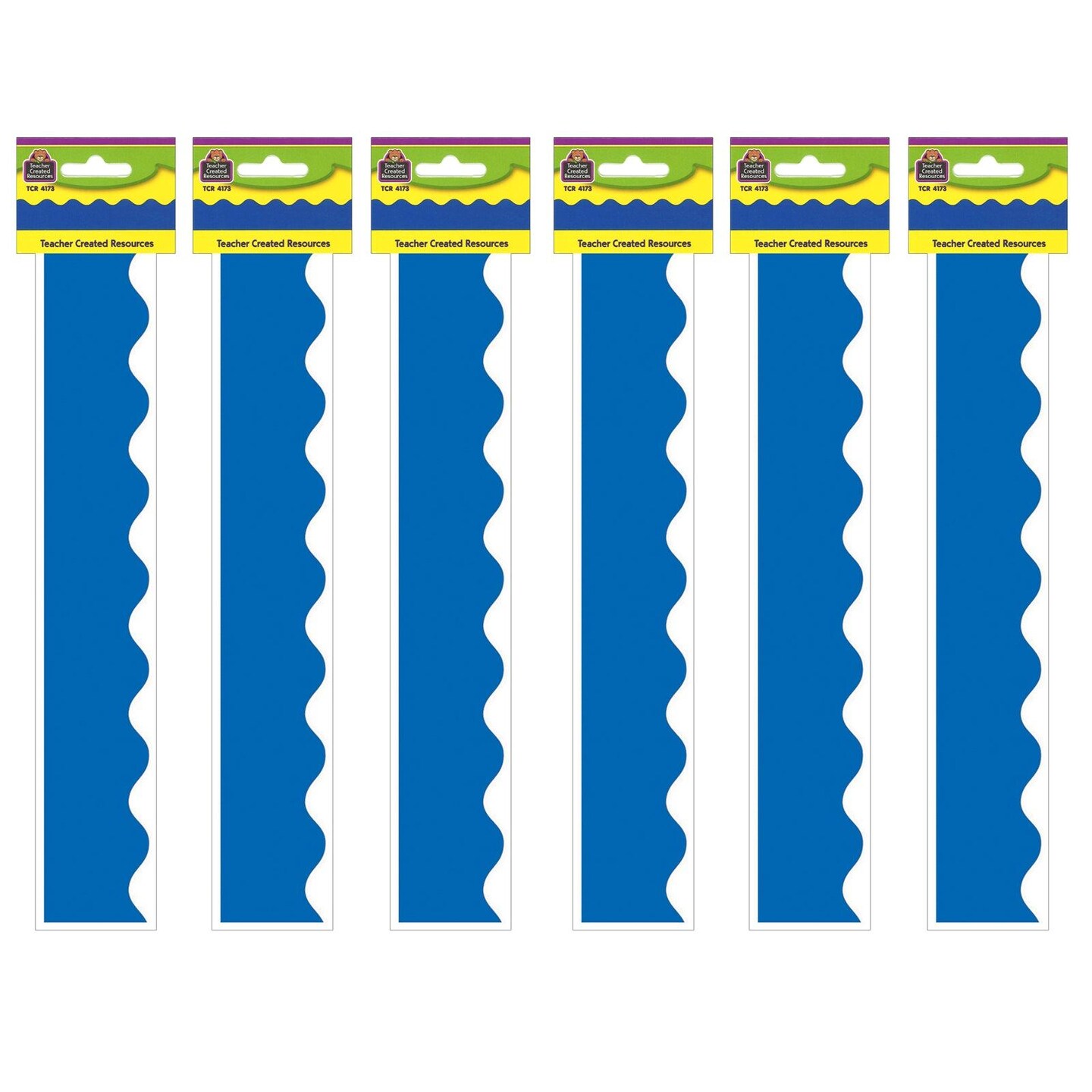Blue Scalloped Border Trim, 35 Feet Per Pack, 6 Packs | Michaels