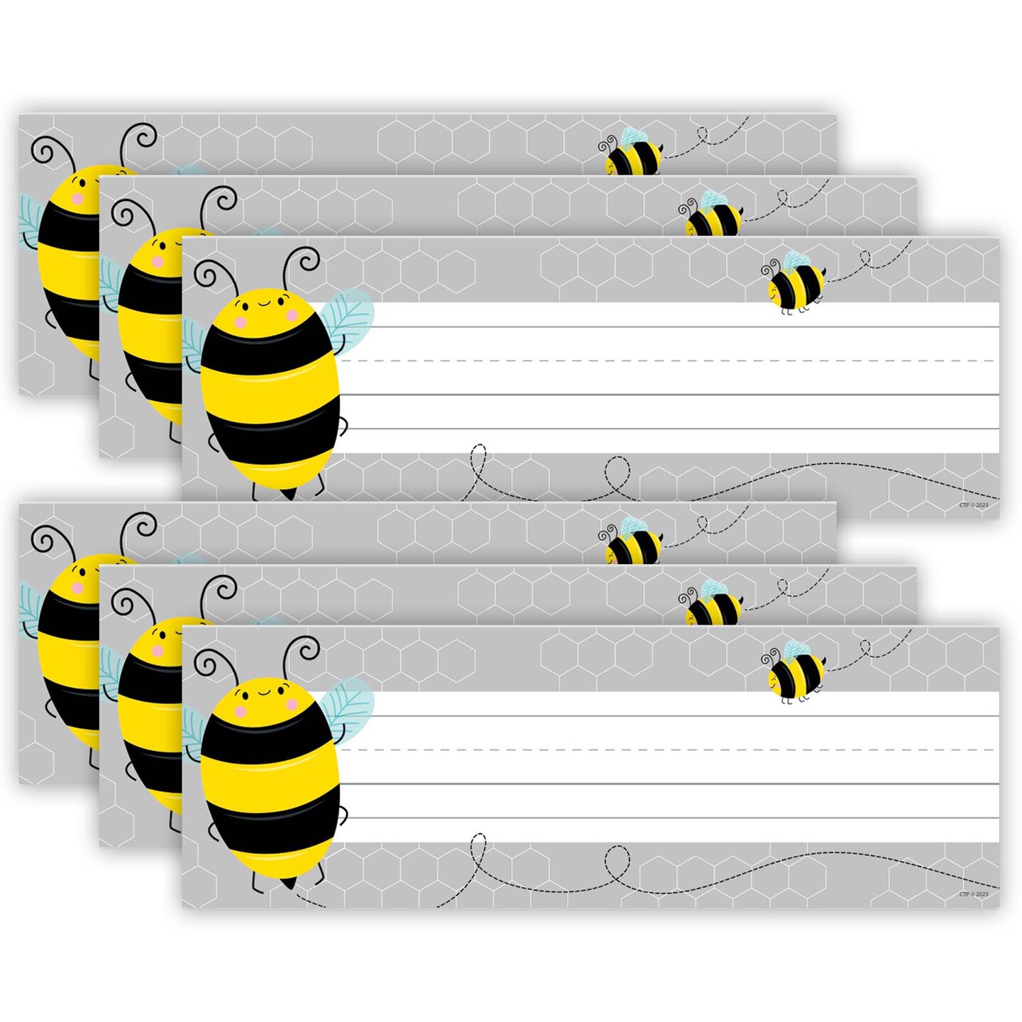 (6 Pk) Bees Name Plate | Michaels