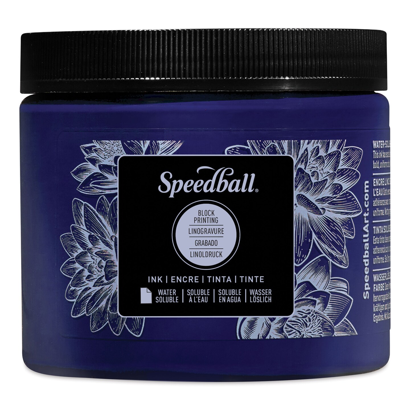 Speedball Water-Soluble Block Printing Ink - Process Cyan, 16 oz | Michaels