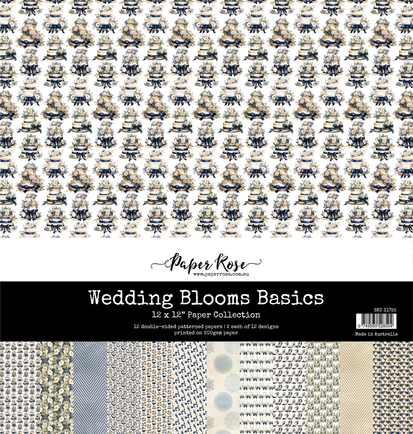Wedding Blooms Basics 12x12 Paper Collection 31725, Model: ES-PR31725 ...