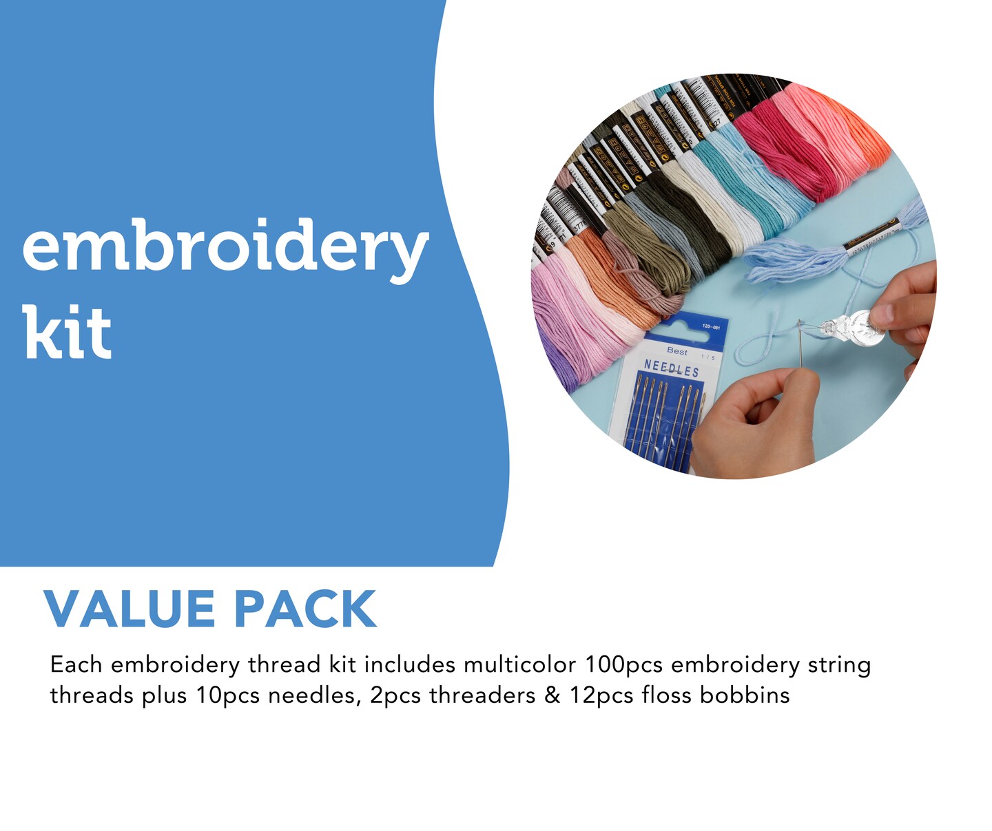 Incraftables Embroidery Thread for Bracelets 100pcs. Embroidery Floss ...