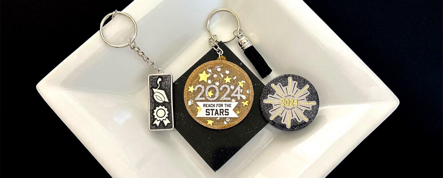 Graduation Keychains and Jewelry with UV Resin! | Classes | Michaels