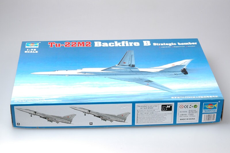 Trumpeter 1/72 TU-22M2 BACKFIRE B STRATEGIC BOMBER 1/72 Plastic Model ...