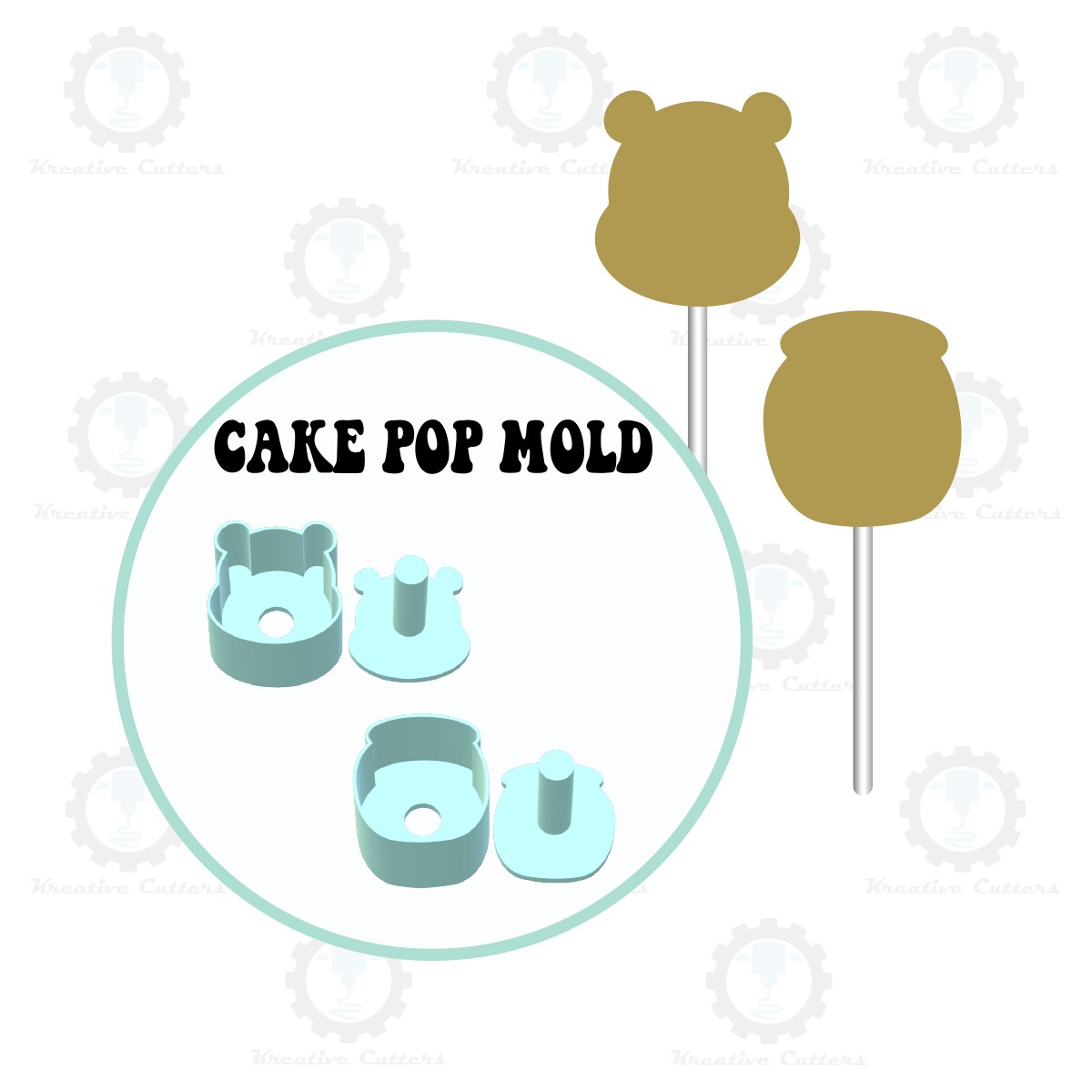 Honey Bear and Pot Cake Pop Molds | MakerPlace by Michaels