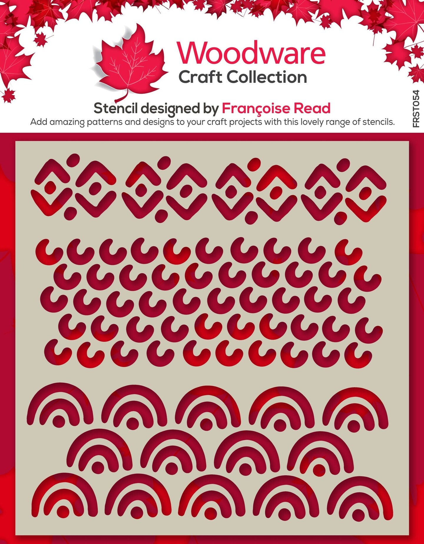 Woodware Craft Collection Woodware Batik 6 in x 6 in Stencil | Michaels