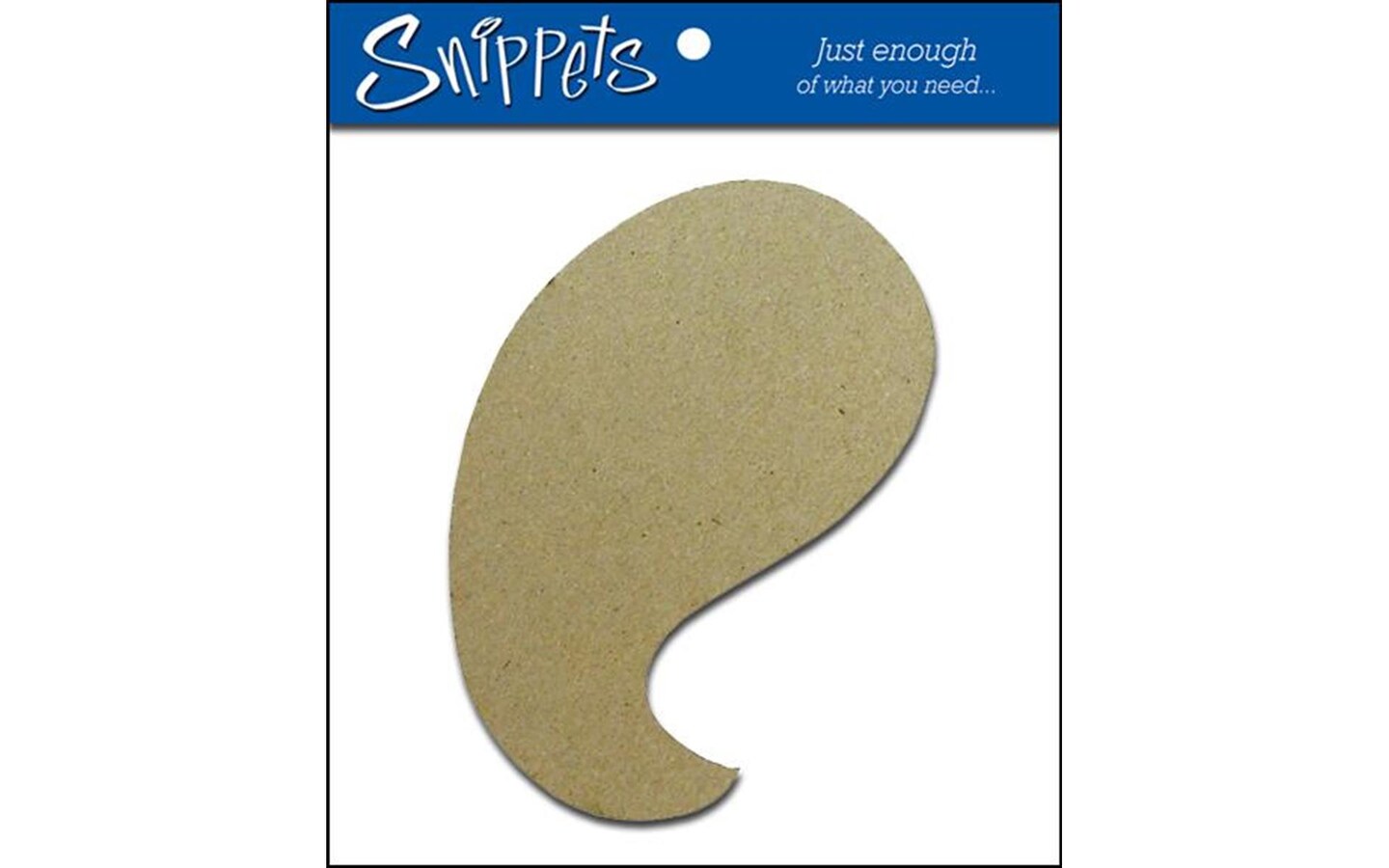 Snippets Chip Shape 3pc Paisley Nat | Michaels