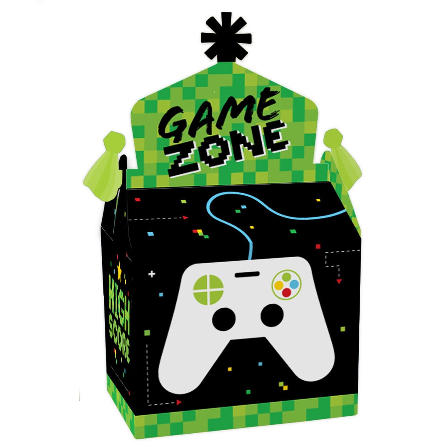 Big Dot of Happiness Game Zone - Treat Box Party Favors - Pixel Video ...