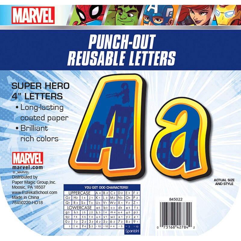 Marvel™ Super Hero Adventure Deco Letters, 223 Characters | Michaels
