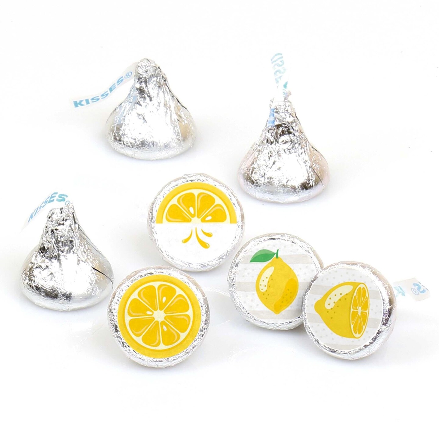 Big Dot of Happiness So Fresh - Lemon - Citrus Lemonade Party Round ...