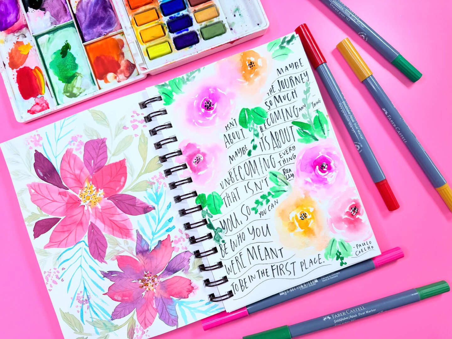 Mindful Watercolor Journaling With Faber-Castell® | Classes | Michaels