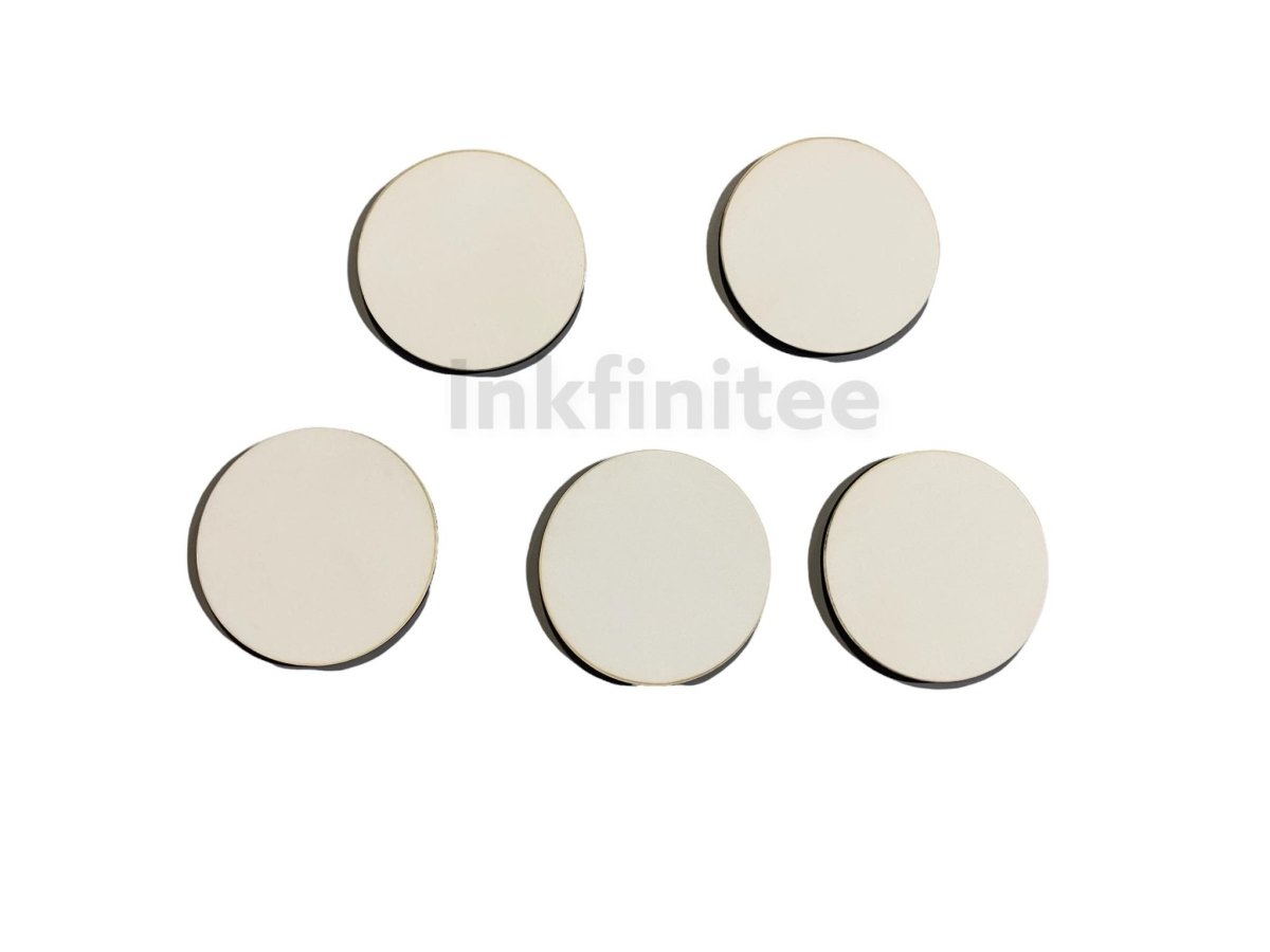 Sublimation Tile Round, hardboard, Single-sided, Pack of 5 | Michaels