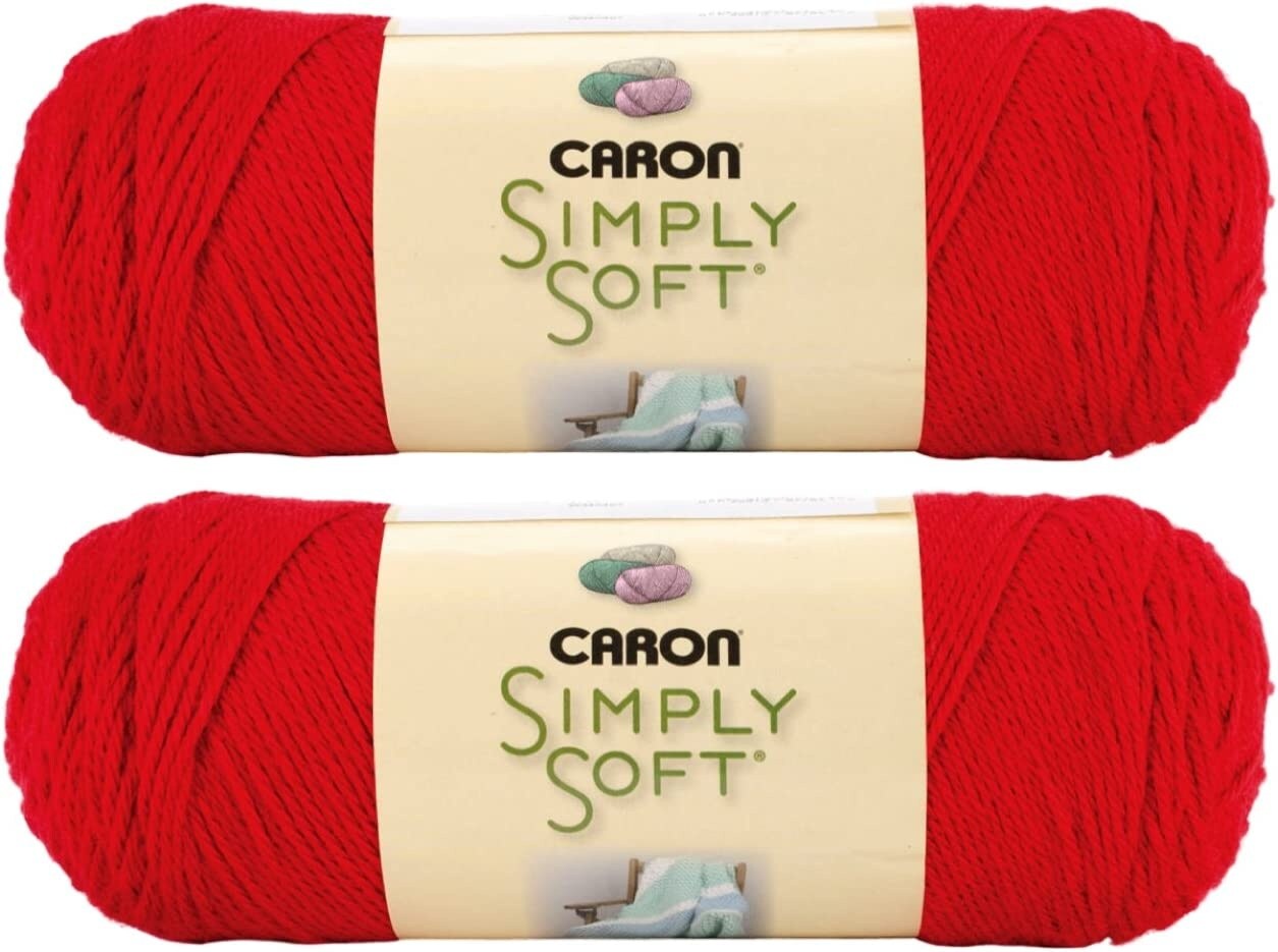 (Pack of 2) Caron Simply Soft Solids Yarn-Harvest Red | Michaels