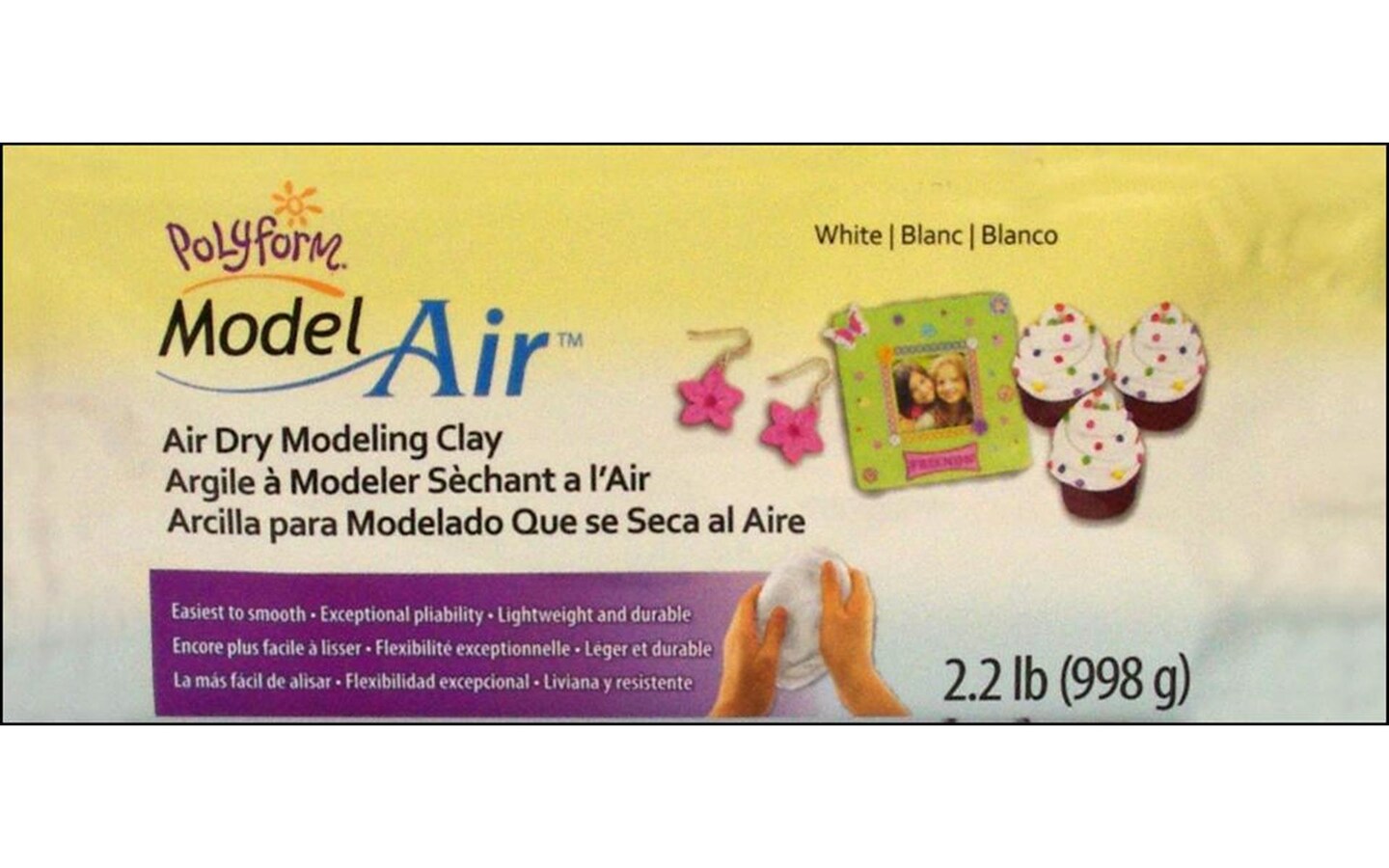 Polyform Model Air Clay Air Dry 2.2lb White | Michaels