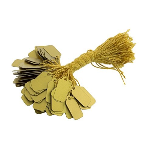 Gold Plastic Pricing String Tags (Package of 100) | Michaels