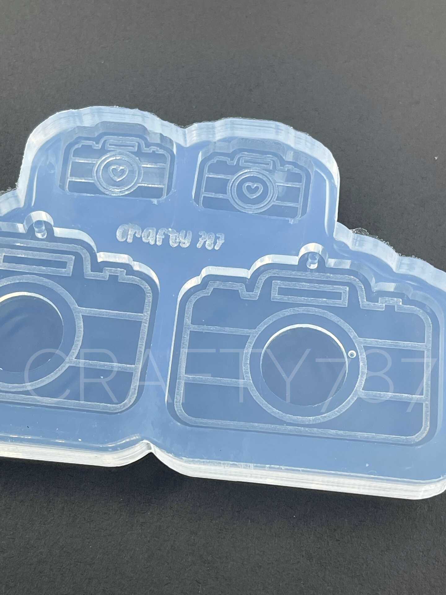 Camera Dangle Earring Silicone Mold Layer Camara(D4) | Resin Molds ...