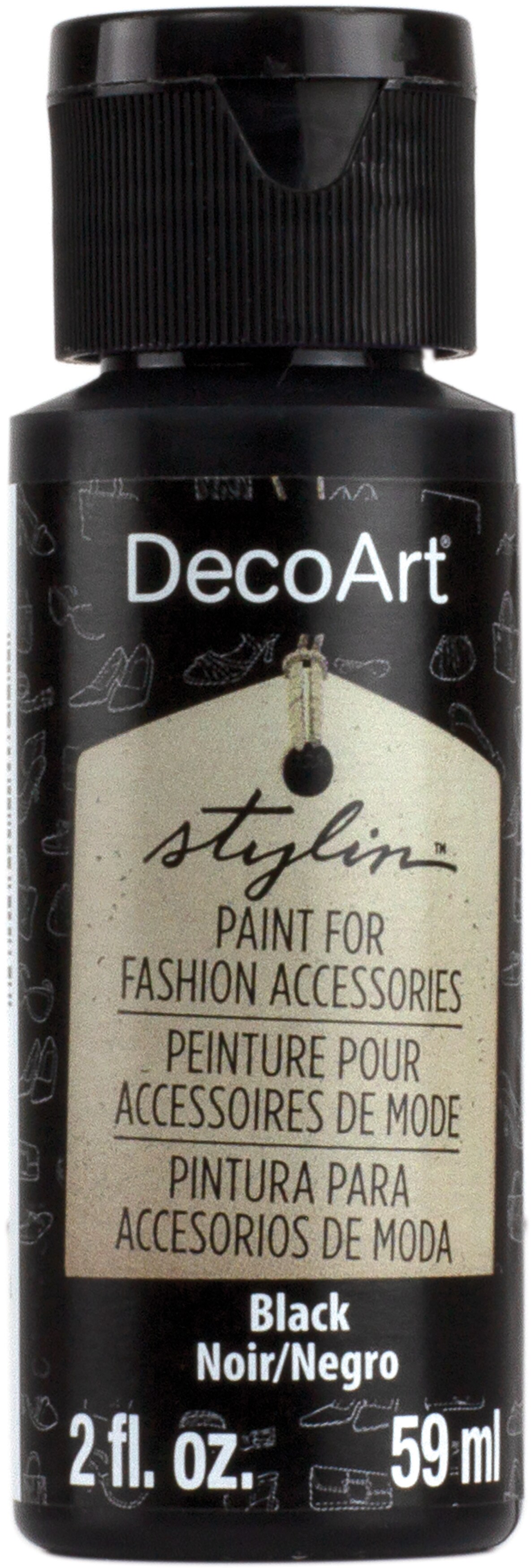 DecoArt Stylin Paint 2oz-Black | Michaels