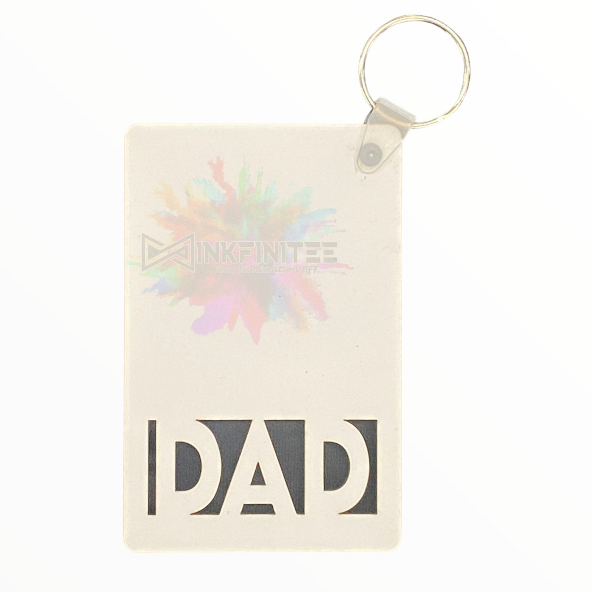 Sublimation DAD Keychain Rectangle Hardboard USA Made single side | Michaels