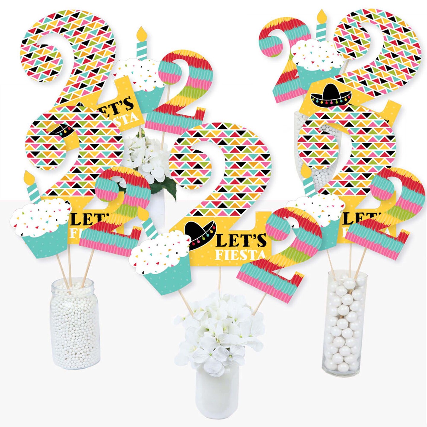 Big Dot of Happiness 2nd Birthday Let's Fiesta - Fiesta Second Birthday ...